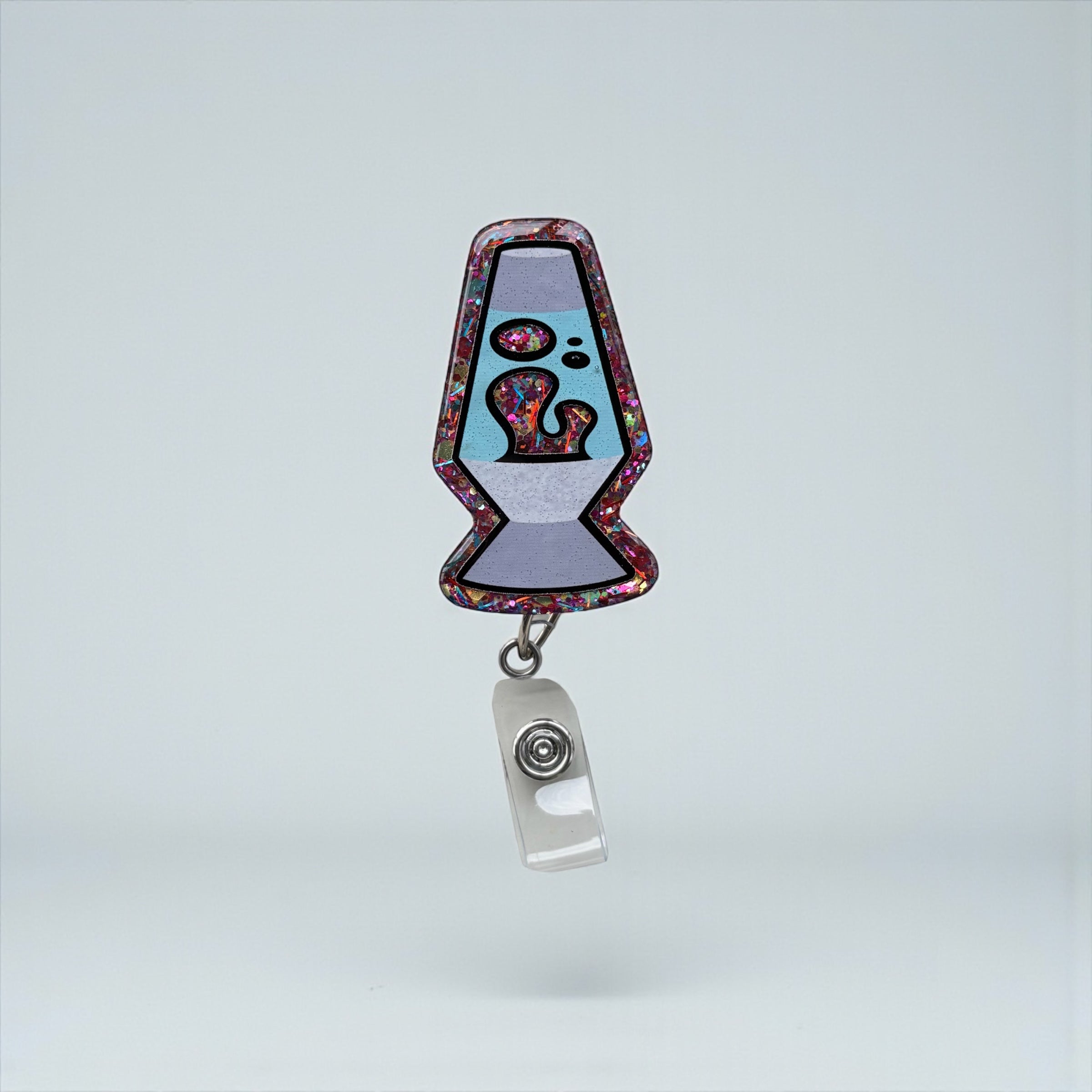 Lava Lamp Badge Reel | Retro Nostalgic Badge Holder | Fun Colorful Ret ...